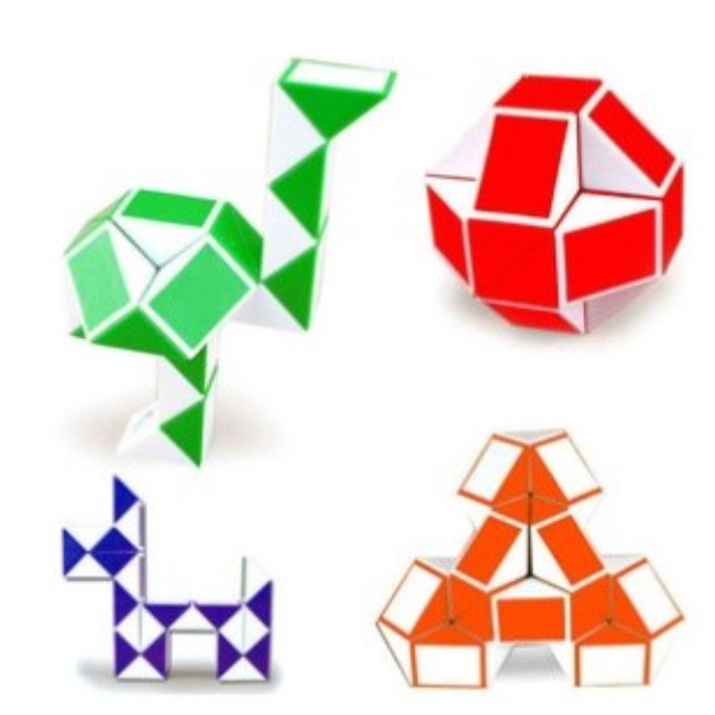 Jual Mainan anak rubik ular warna campur premium quality Magic Snake ...