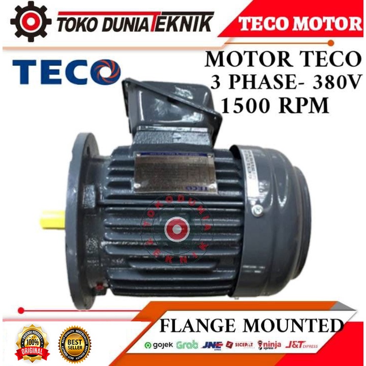 Jual AESV1S 2.2KW 3HP 3PHASE 4POLE B5 FLANGE TECO ELECTRIC MOTOR | Shopee Indonesia