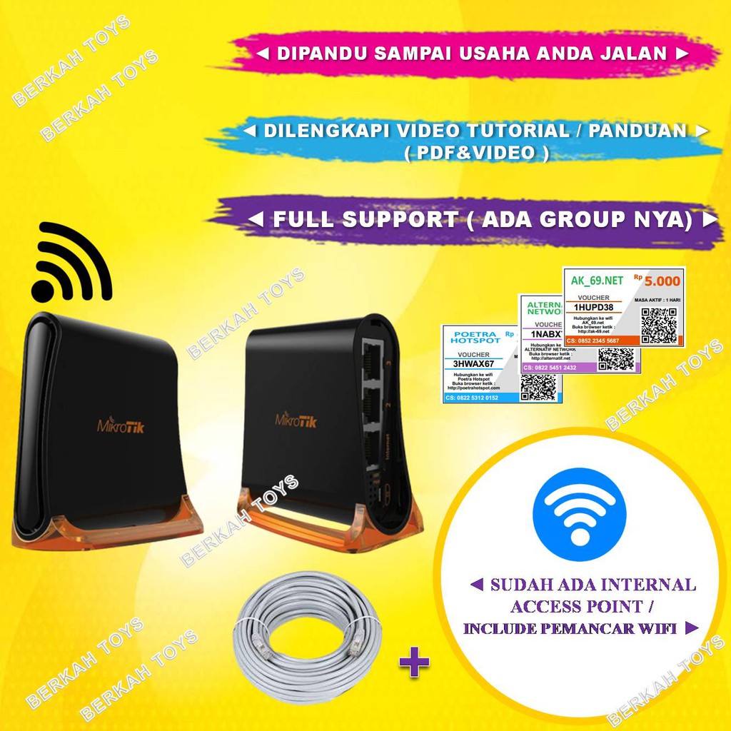 Jual Mikrotik Rb931 Rb 931 2nd Hap Mini Full Setting Sistem Voucher ...