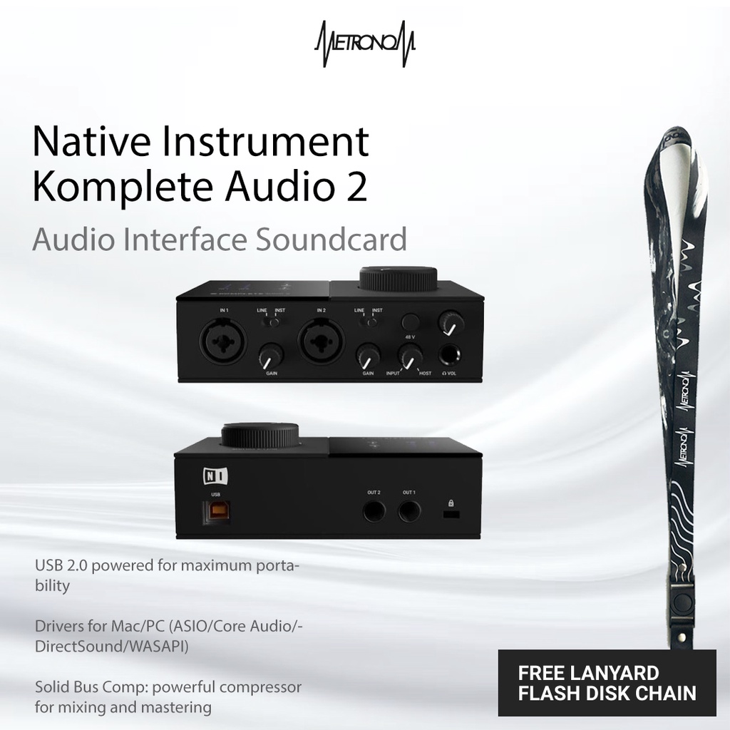 Jual NATIVE INSTRUMENTS Komplete Audio 6 MK2 Audio Interface / Soundcard | Shopee Indonesia
