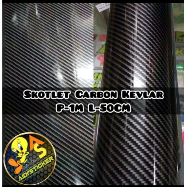 Jual Sticker Skotlet Motor Sticker Karbon Keplar Silper Gold Shopee