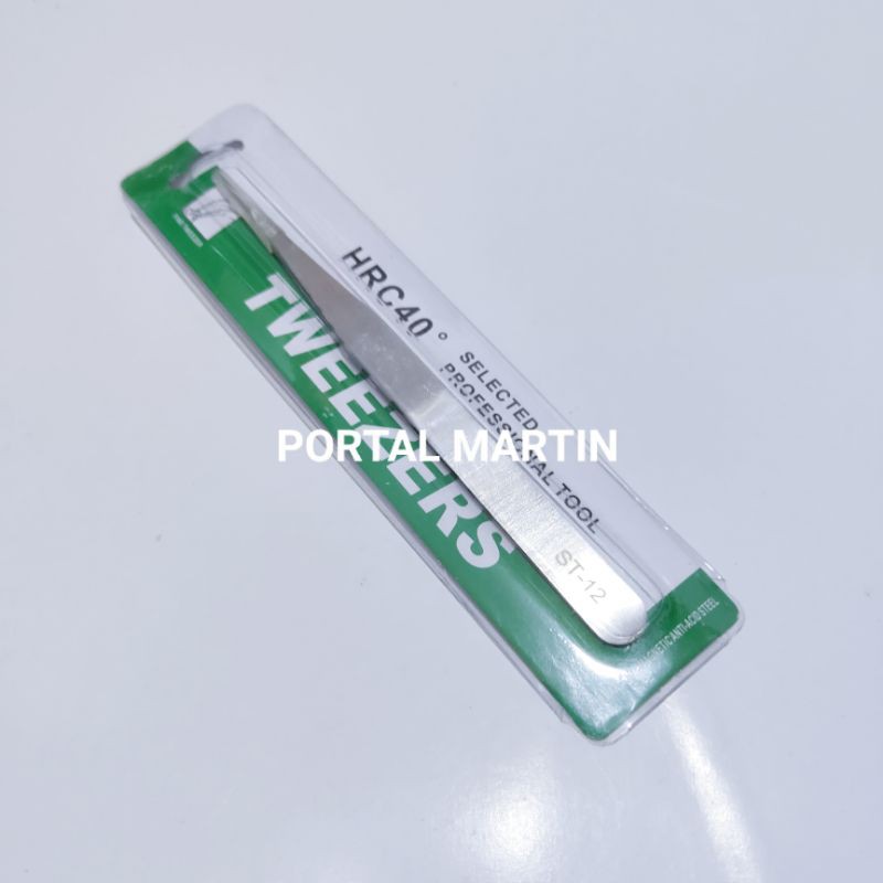 Jual Pinset Lurus Runcing ST12 Tweezer Panjang 13.5CM | Shopee Indonesia