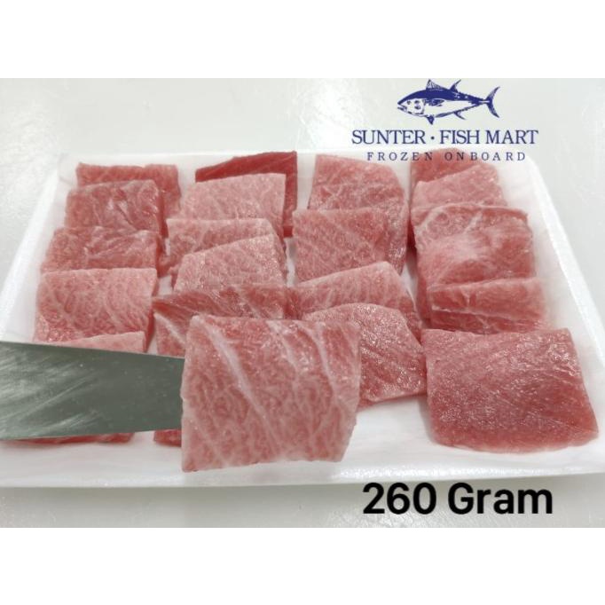 Jual FROZEN BLUEFIN TUNA TORO OTORO SASHIMI - 260 GRAM/PACK | Shopee ...