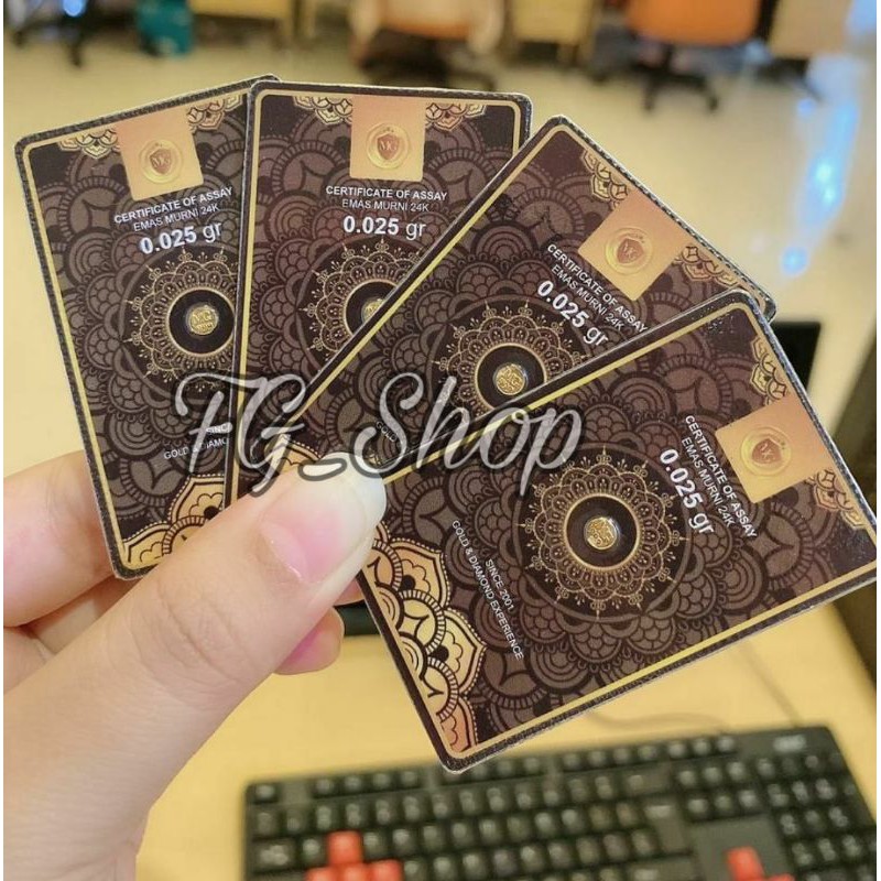 Jual Minigold Black Series 0,025gr Batik Series Kemasan Baru Logam ...