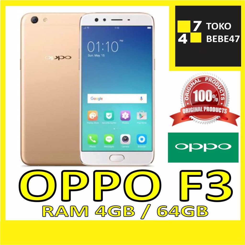 Jual Oppo F3 RAM 4 GB ROM 64 GB GARANSI OPPO RESMI INDONESIA | Shopee ...