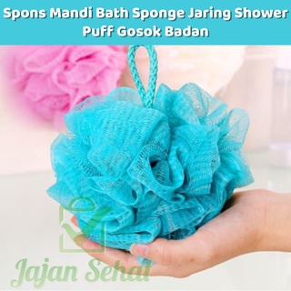 Jual Spons Mandi Bath Sponge Jaring Shower Puff Gosok Badan | Shopee ...