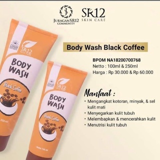 Jual Bodywash Black Coffee Scrub SR12, Sabun Mandi cair Lulur Coffee ...