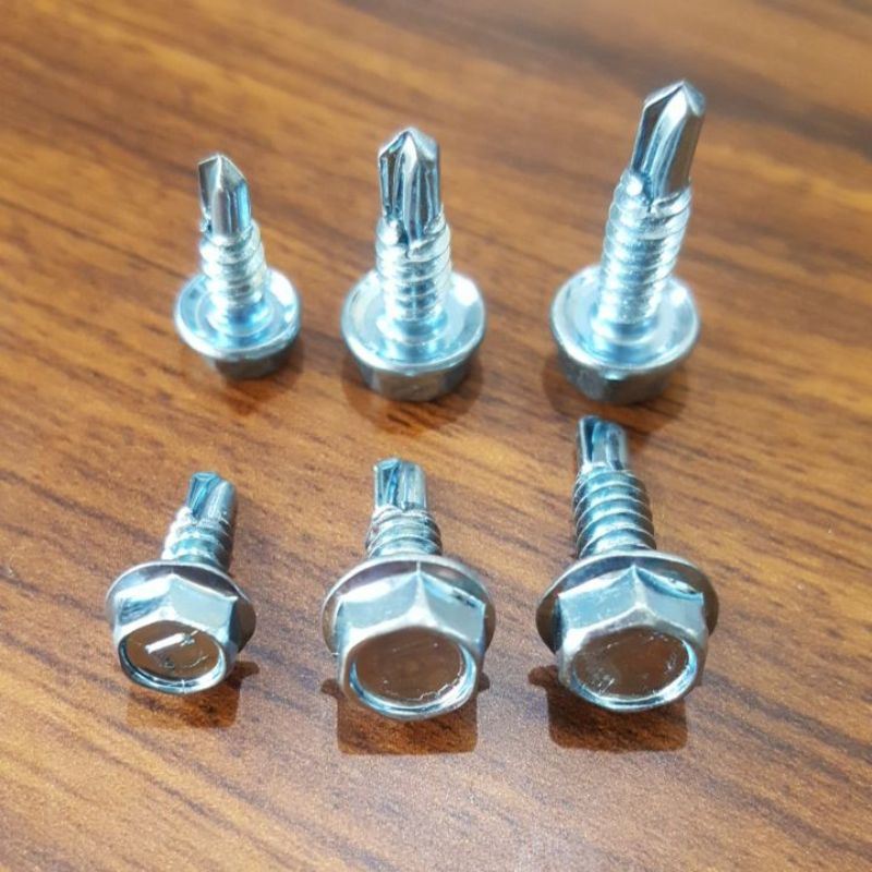 Jual BAUT DRILLING BESI 8X13mm, 10X16mm, 10X19mm, 12x20mm @PCS | Shopee ...