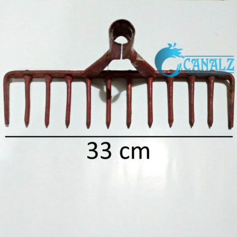 Jual Garuk Kebun Taman - Garpu Tanah - Garukan Sampah Rumput 12 Gigi ...