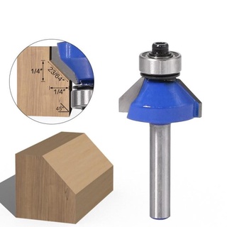 Jual Mata Router Trimmer Profil Flush Trim Hpl Laminate 45 Derajat ...