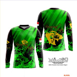 Jual Kaos Jersey Mancing Mania Baju Angler Barramundi Kakap Putih Merah ...