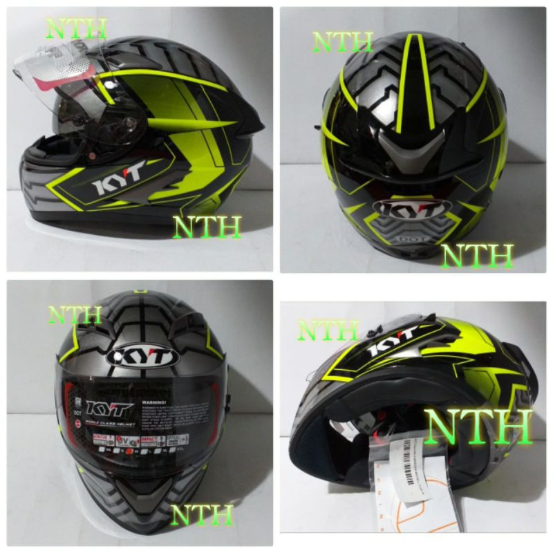 Jual Helm KYT Falcon Armour double visor | Shopee Indonesia