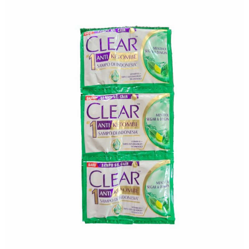 Jual Shampo CLEAR Sachet 1 Renceng isi 12x9ml Indonesia|Shopee Indonesia