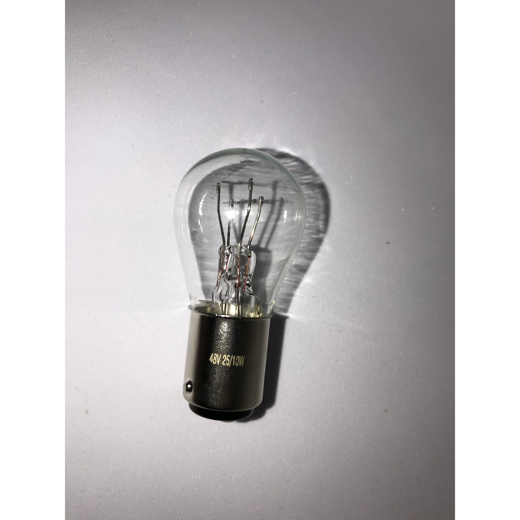 Jual Bohlam / Bulb Lampu Rem Forklift 48V 25/10W Kaki 2 Kawat 2 ...