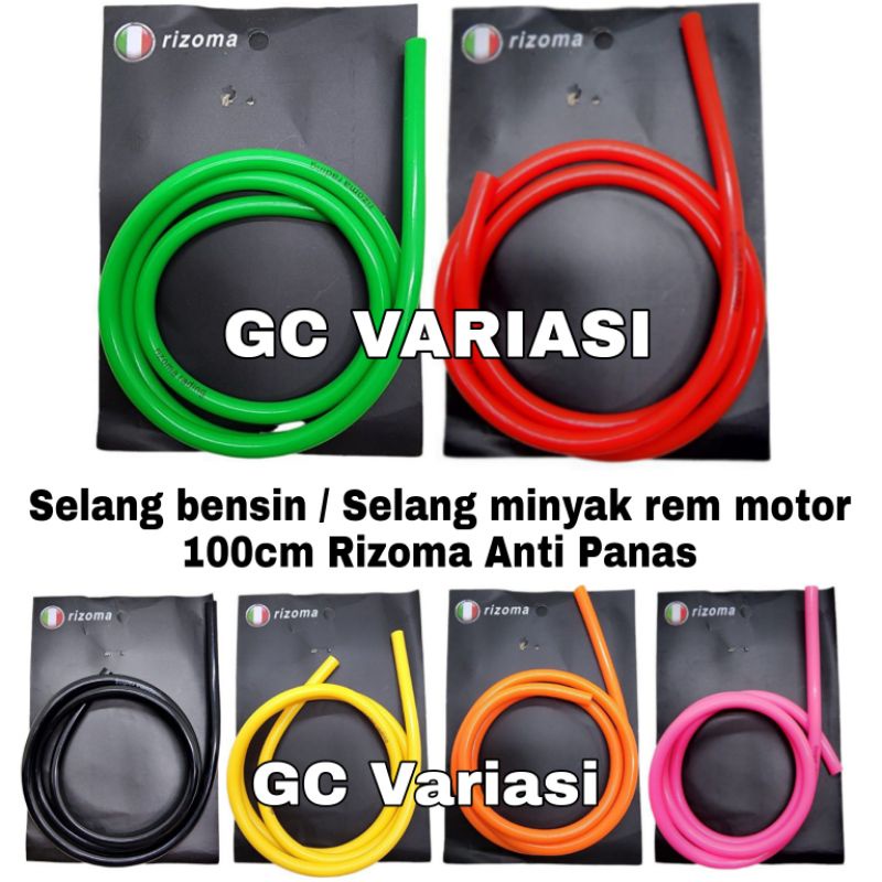Jual Rizoma Selang Bensin Selang minyak rem motor 100cm Anti Panas ...