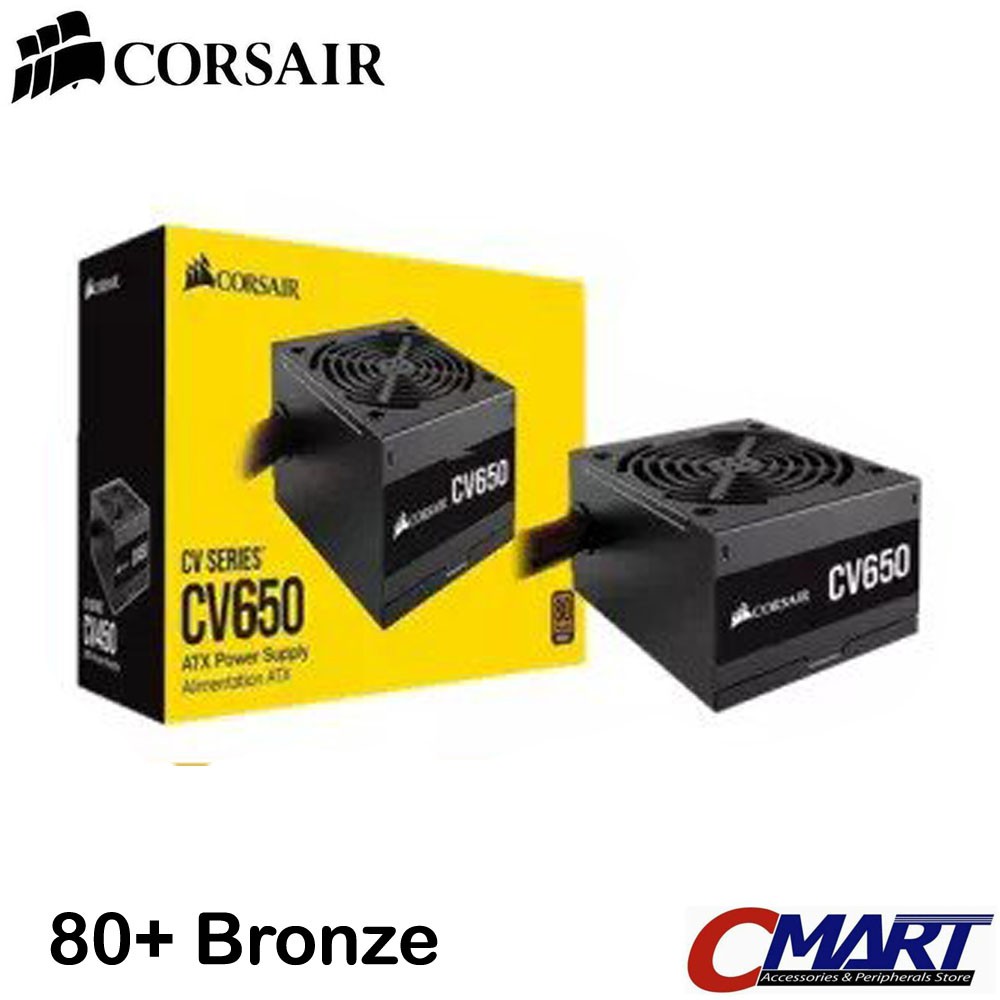 Jual Corsair CV Series CV650 PSU ATX Power Supply True Gaming 650W 650 ...
