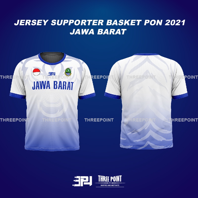 Jual JERSEY SUPORTER BASKET PON PAPUA 2021 - JAWA BARAT Indonesia ...