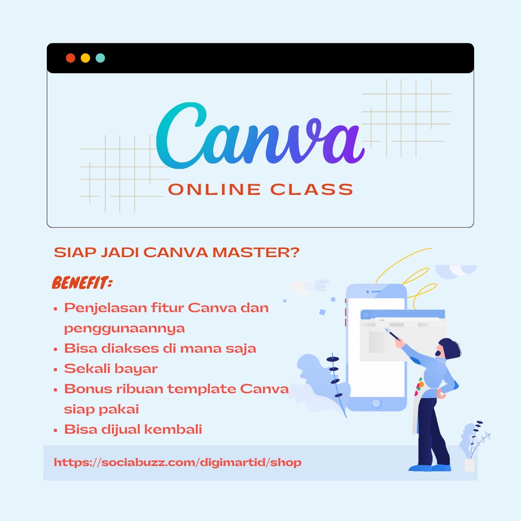 Jual E-Course Online Class Kelas Canva - Belajar Canva dari Nol ...