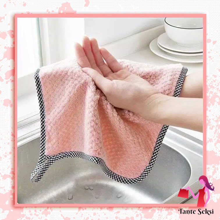Jual Kain Lap Lap Pembersih Piring Handuk Dapur Rumah Wastafel Lap ...