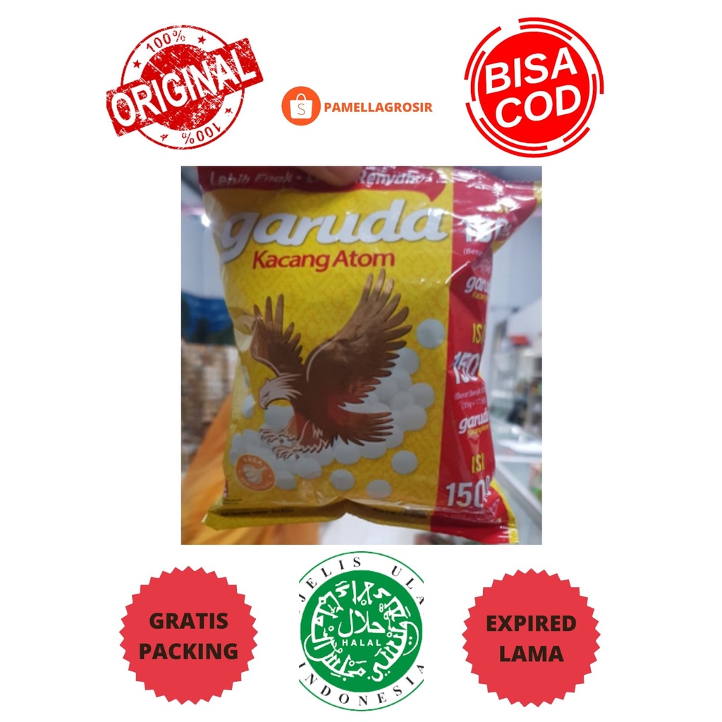 Jual GARUDA KACANG ATOM ORIGINAL35GR SNACK makanan ringan jajanan ...