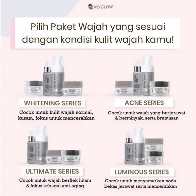 Jual Paket MS GLOW | Shopee Indonesia