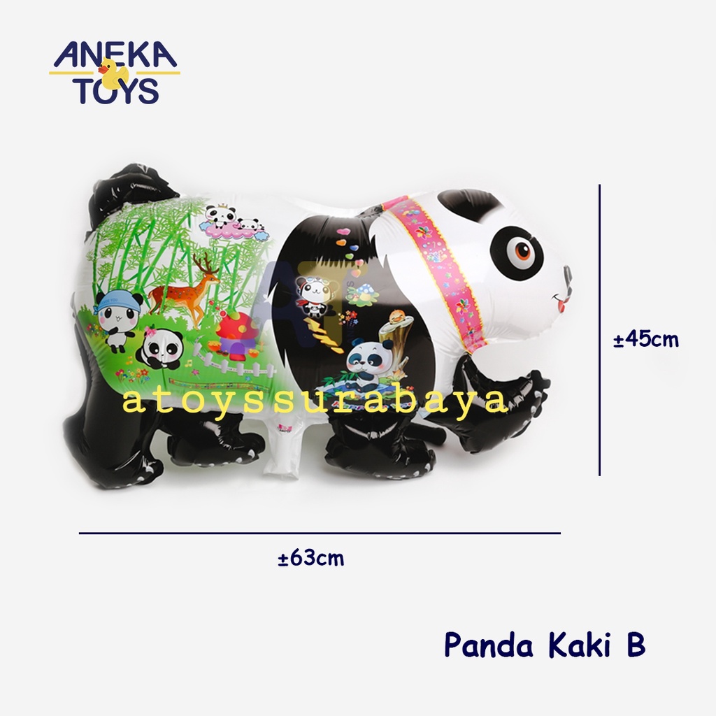 Jual PANDA KAKI BESAR (BALON GAS/FOIL/TERBANG/KARAKTER) Indonesia ...