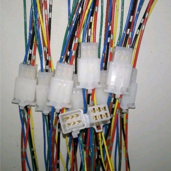 Jual SOKET KONEKTOR KABEL 6 PIN / SOCKET SAMBUNGAN KABEL BODY MOTOR ...
