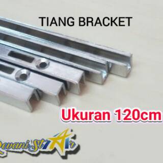 Jual Tiang braket stainless breket bracket tempel dinding rak siku kaca ...