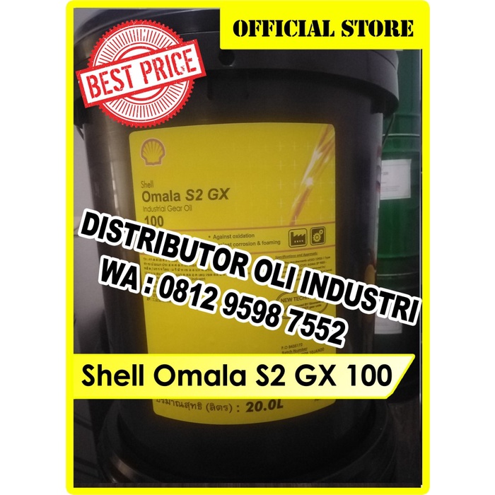 Jual SHELL OMALA S2 G / GX 100 ( OLI GEAR - ISO VG 100 ) | Shopee Indonesia