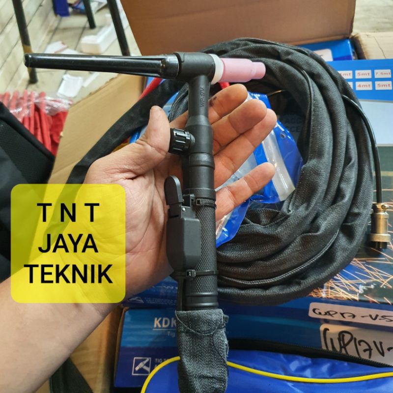 Jual TIG TORCH WP17V KDK / STANG LAS ARGON WP17V - 5METER KDK WELD ...