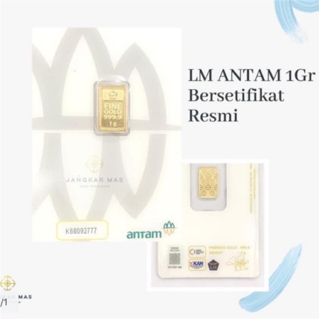 Jual LOGAM MULIA ANTAM LM ANTM ANTAM 1 GR | Shopee Indonesia