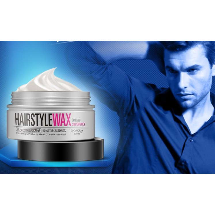 Jual Bioaqua Wax Rambut Hairstyle Shaping Warna Silver Gray 100g ...