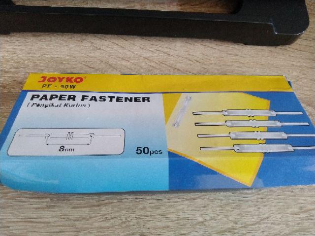 Acco Plastik / Paper Fastener / Pengikat Kertas JOYKO PF-50W | Shopee ...