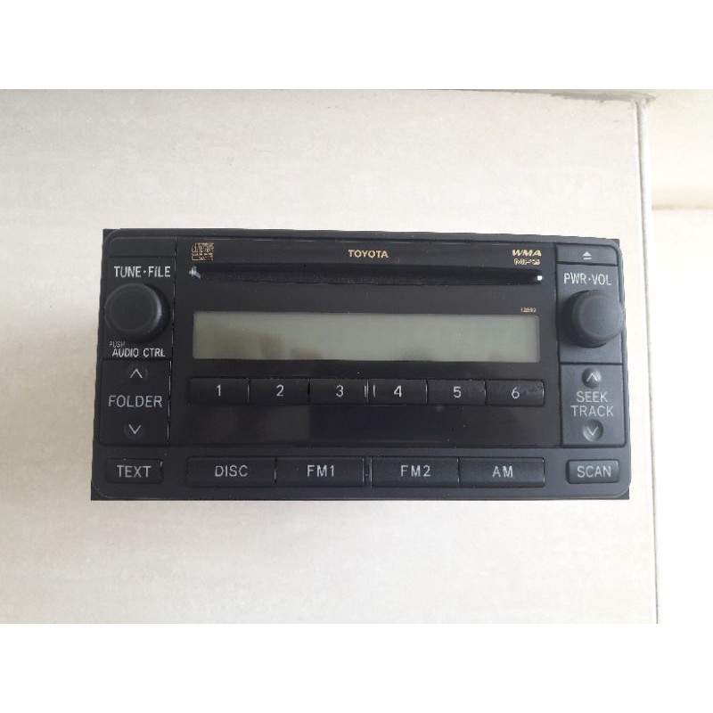 Jual toyota fujitsu ten head unit oem kijang innova 2010 mulus ...