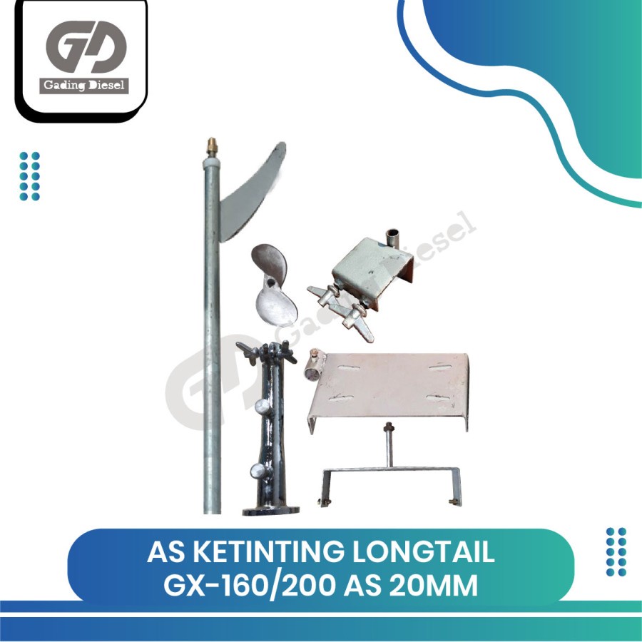 Jual AS KETINTING LONGTAIL AS 20MM UNTUK MESIN GX-160/200 | Shopee ...