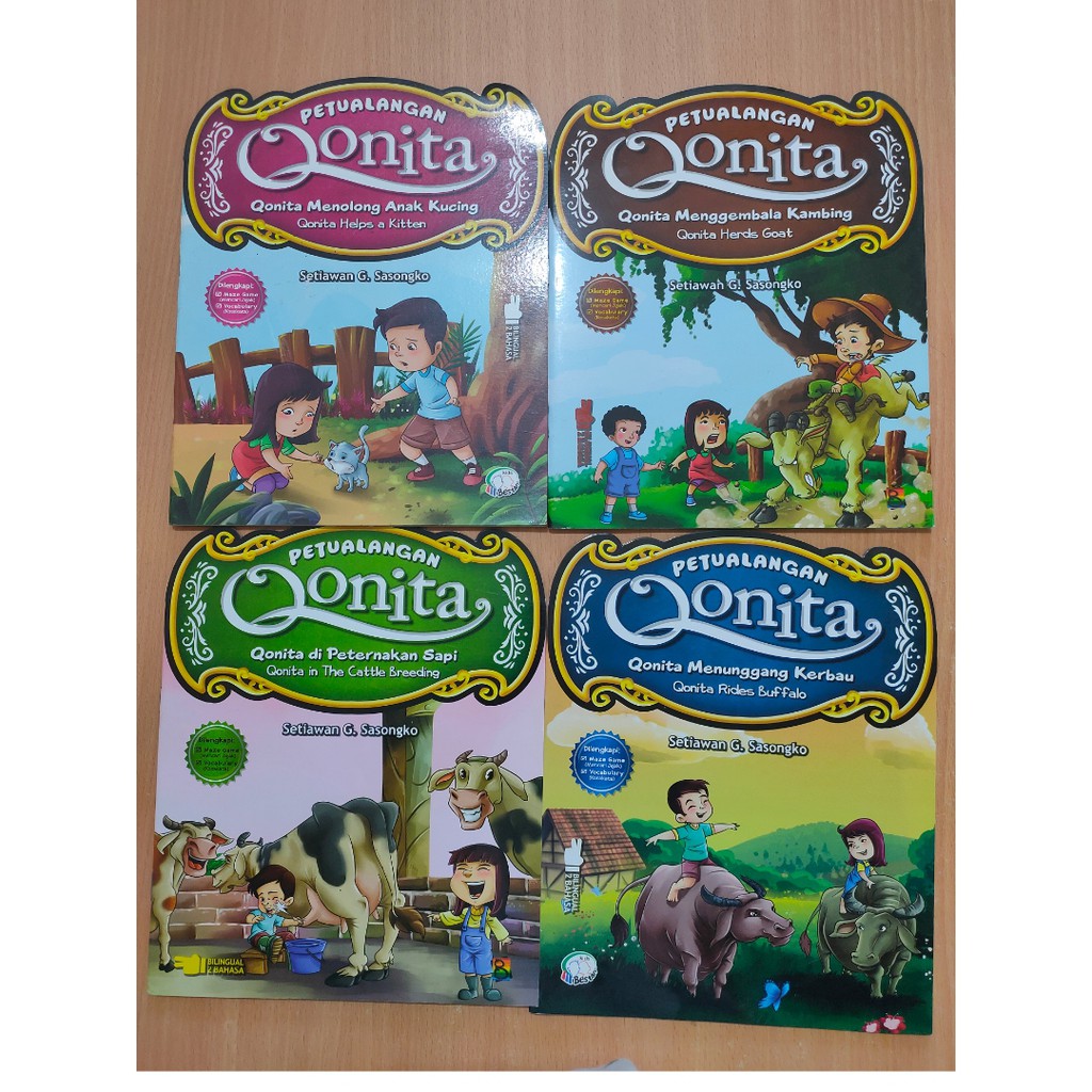 Jual Buku Bilingual - Paket Seri Qonita - 1 Paket Isi 6 Buku - Buku ... Jual Buku Bilingual - Paket Seri Qonita - 1 Paket Isi 6 Buku - Buku ...