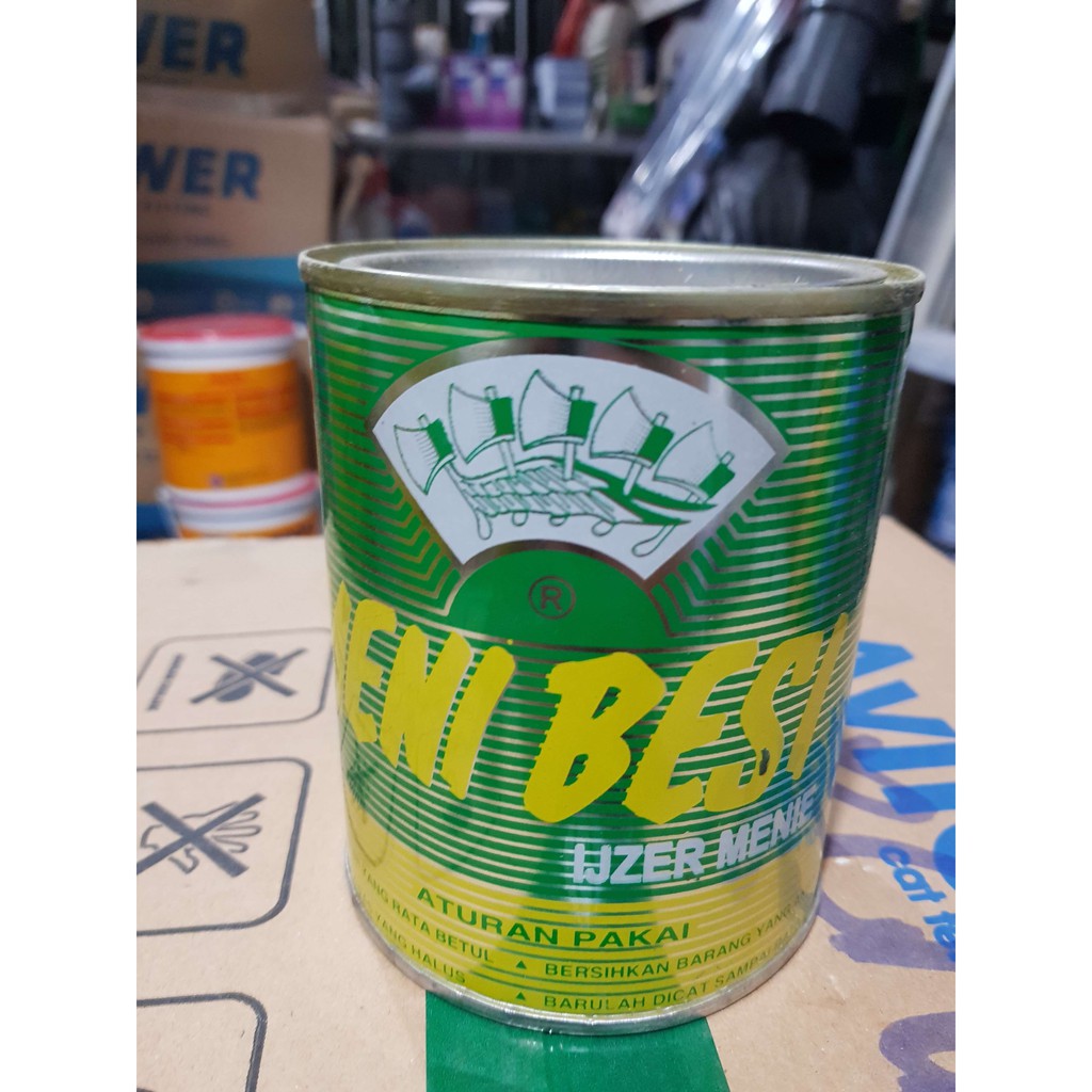 Jual Cat Meni Besi 1kg/ Meni Besi Hijau Cap Kampak 1 kg/ Tjap Kapak ...