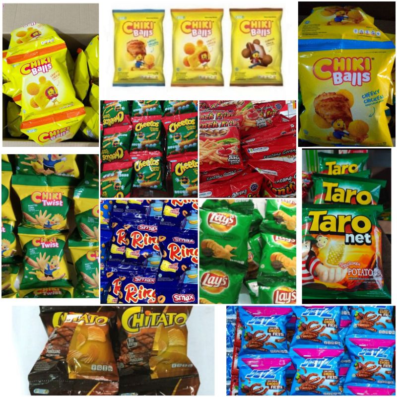 Jual CHIKI RENCENG 10 BUNGKUS (Pembelian MAX 4 RENCENG) / CIKI RENCENG ...