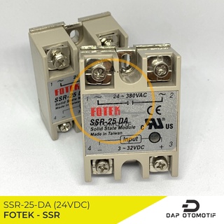 Jual Fotek Solid State Relay SSR-25-DA Coil 24VDC | Shopee Indonesia