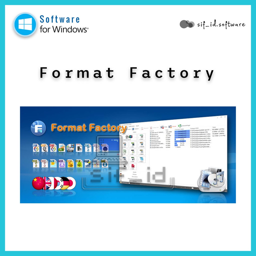 Jual Format Factory 32 bit dan 64 bit Full Version | Shopee Indonesia