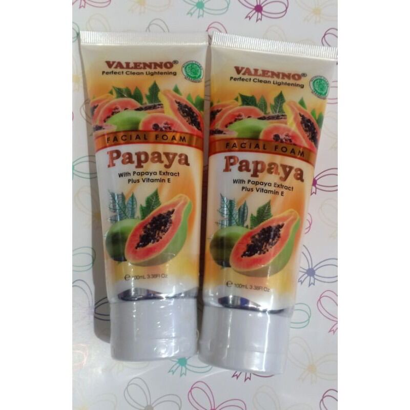 Jual valenno facial foam paya sabun paya valeno sabun wajah sabun ...