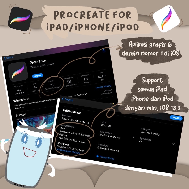 Jual PROCREATE iOS (FREE UPDATE) | Shopee Indonesia