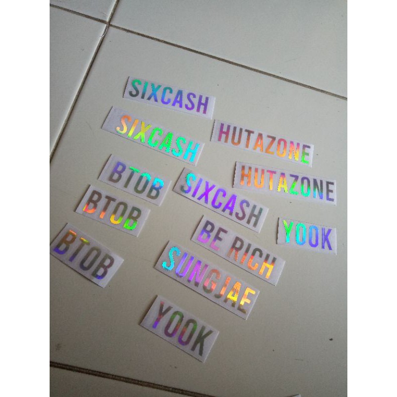 Jual Sticker Hologram BTOB | Shopee Indonesia