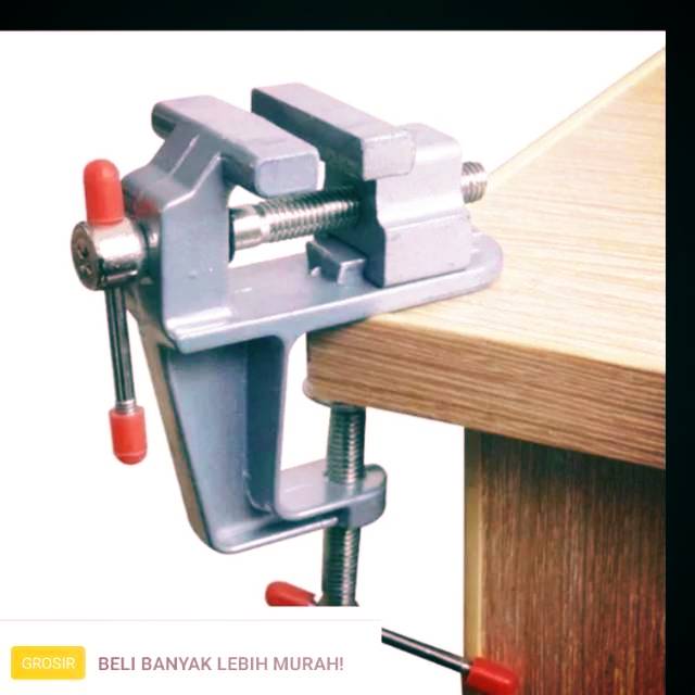 Klem meja Mini Bench Vice Tool Clamp Meja Catok Kerajinan Seni ...