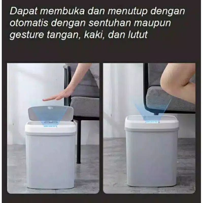 Jual Tong Sampah SENSOR CERDAS OTOMATIS Buka Tutup TANPA SENTUH Smart ...