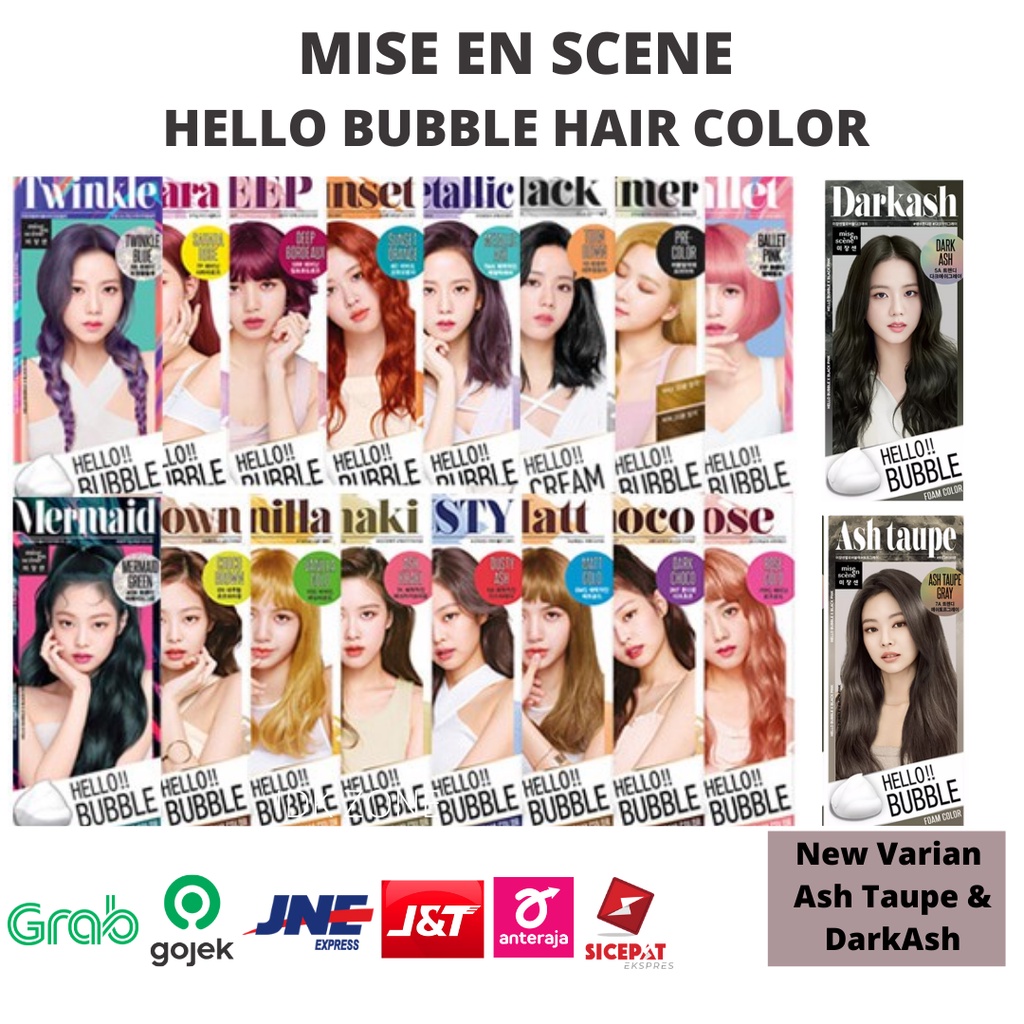 MISE EN SCENE - Hello Bubble Hair Color 100% Original | Shopee Indonesia