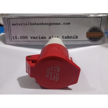 Jual Stop Kotak Industri Mobile Socket Female 4 Lubang 16 Ampere ...