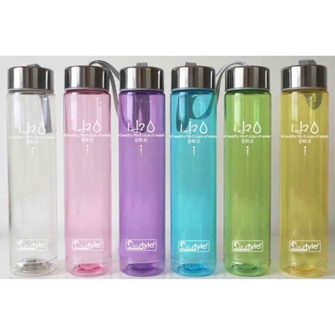 Jual Botol H2O/Botol Minum Transparant Botol Minum Infuser | Shopee ...