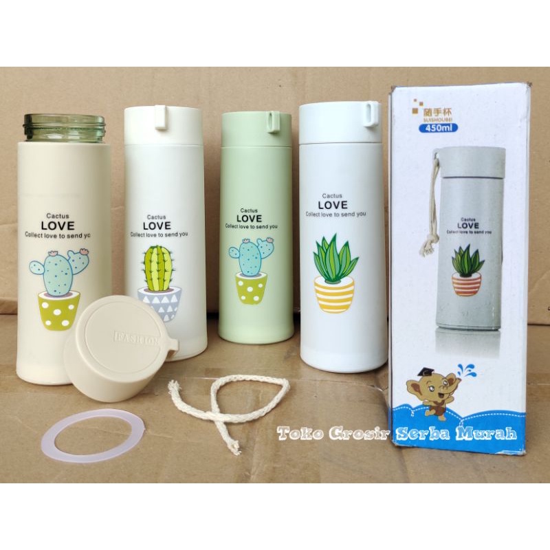 Jual TERMURAH!!! BOTOL KAKTUS TERMOS KAKTUS CACTUS 400ML Tumblr ...