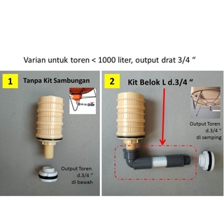 Jual Saringan Toren Type Bubu 200 kron Saringan Air tandon roof tank ...